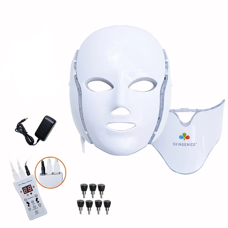 Galvanic LED Light Photon Therapy Face Mask – SkinGenics ™ Online Shop